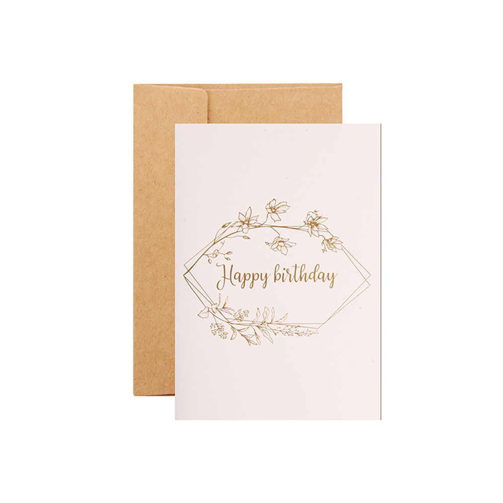 Classic Happy Birthday Greeting Card – Pro Dekor